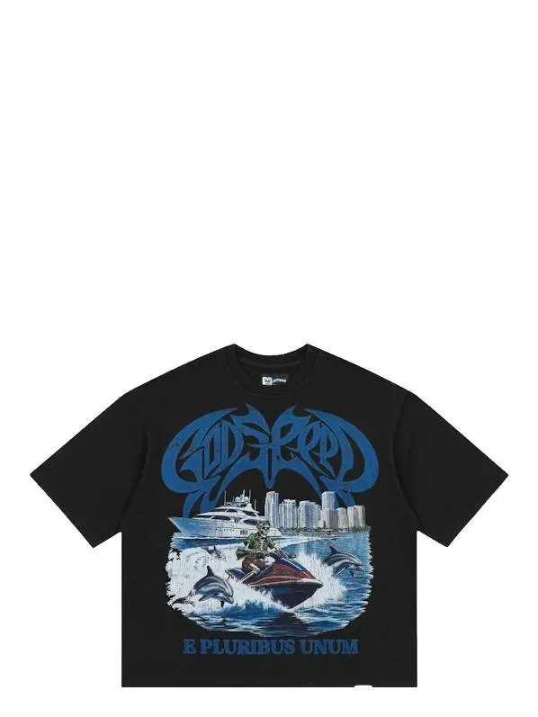 GODSPEED Gmyc Wave Runner T-shirt - Black