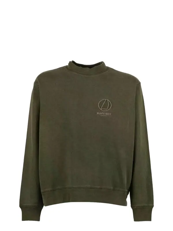 MURPHY&NYE Sheave Logo-embroidery Sweatshirt - Green