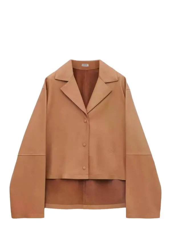 Loewe Anagram-embossed Layered Shirt - Brown
