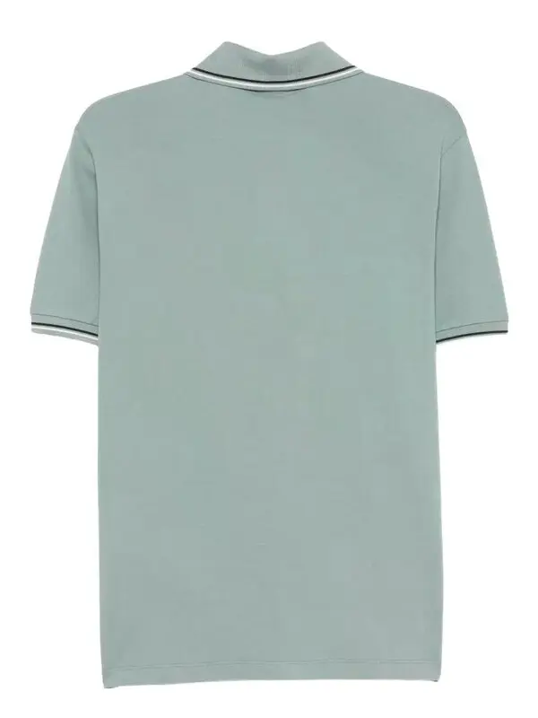 Emporio Armani Logo-embroidered Polo Shirt - Blue
