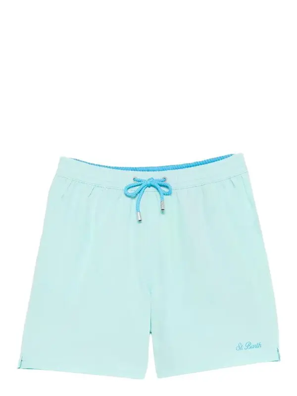 MC2 SAINT BARTH Drawstring Swim Shorts - Blue