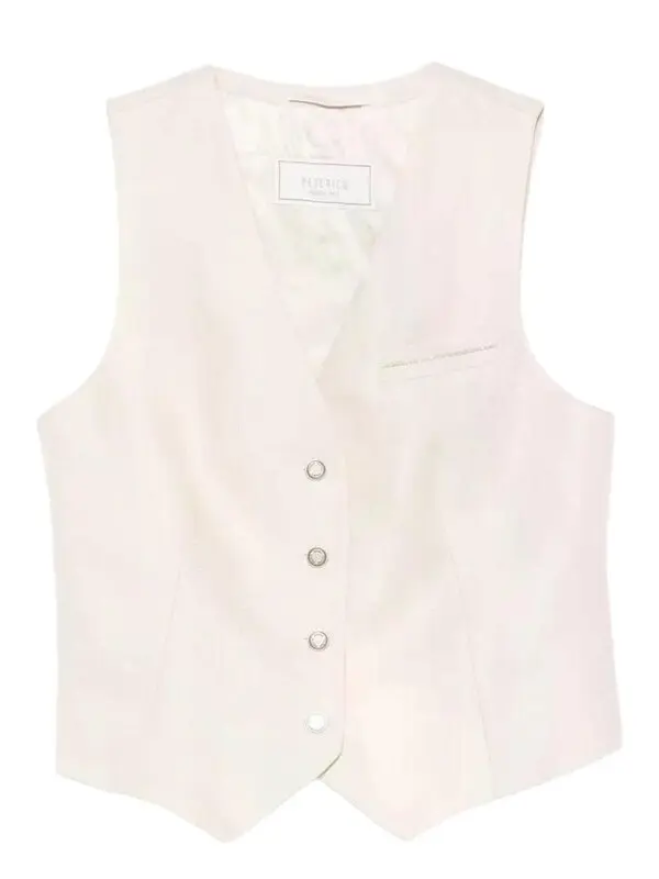 Peserico Buttoned Waistcoat - Neutrals