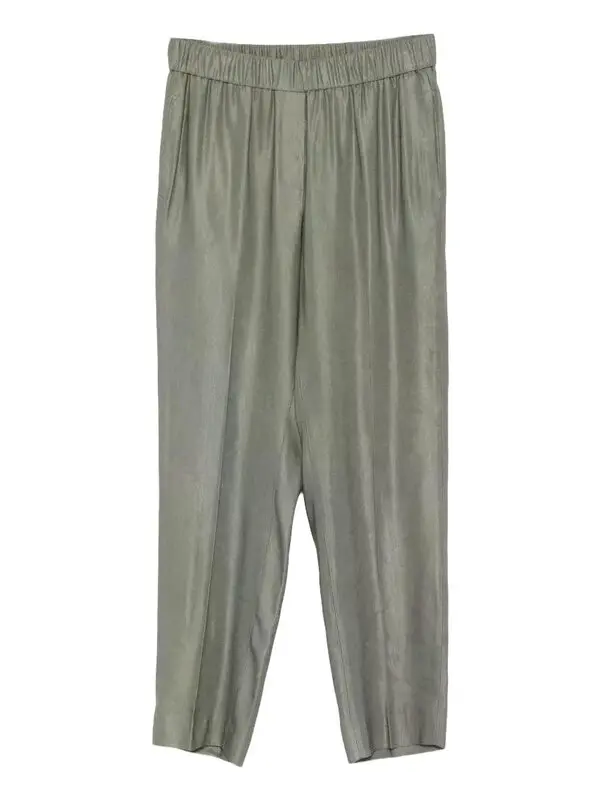 Peserico Tapered Leg Trousers - Green