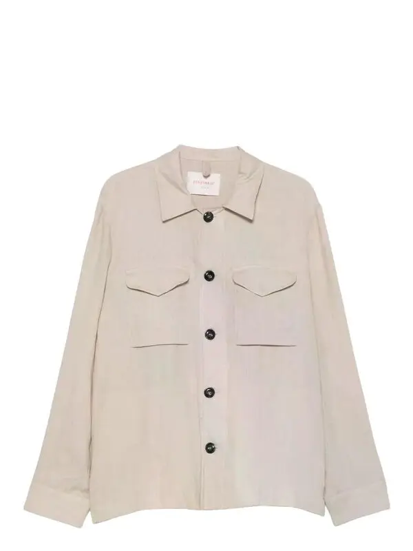 OFFICINA36 Button-up Pocket-detail Jacket - Neutrals
