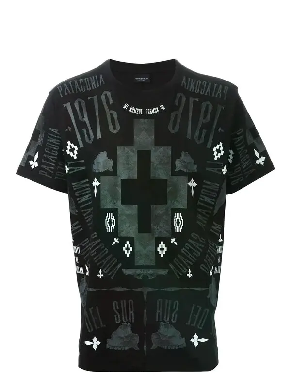 COUNTY OF MILAN Patagonia' Printed T-shirt - Black