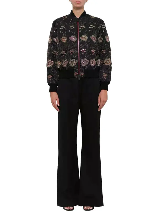 Givenchy Sequin Embellished Bomber Jacket - Black