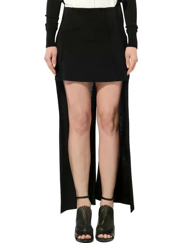 Chloé Panelled A-line Mini Skirt - Black