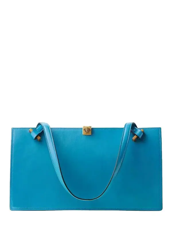 Versace Severine Leather Tote Bag - Blue