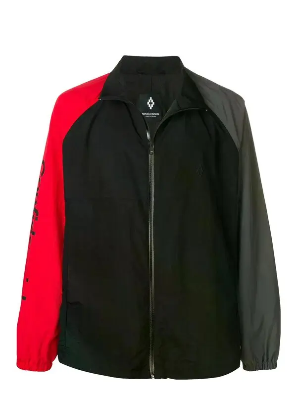 COUNTY OF MILAN Colour-block Windbreaker - Black