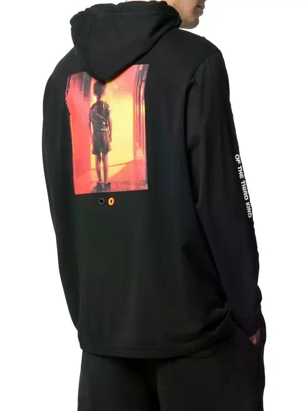 COUNTY OF MILAN X Close Encounters Graphic Logo Hoodie - Black