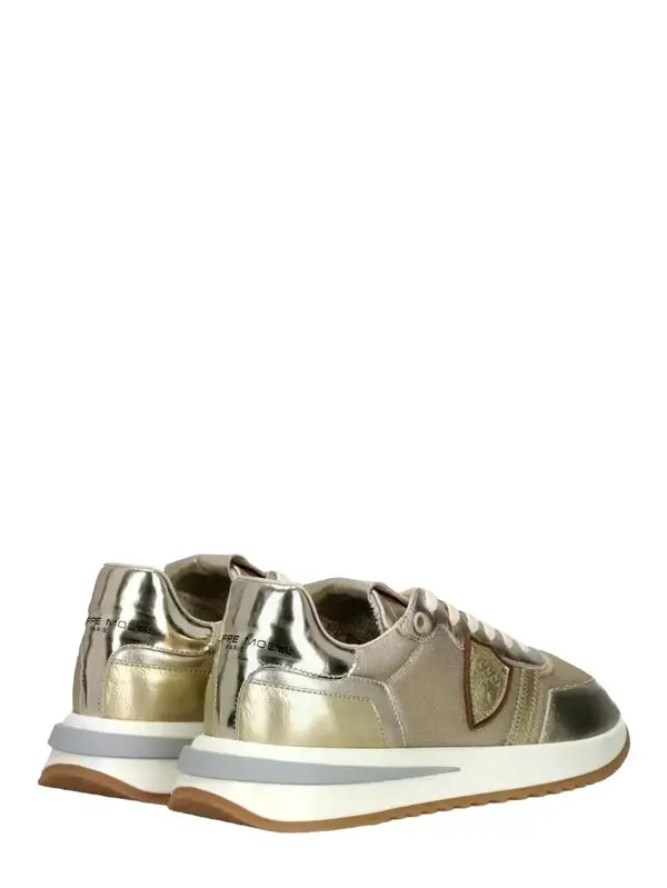 Philippe Model Tropez 2.1 Shield-patch Low-top Sneakers - Gold