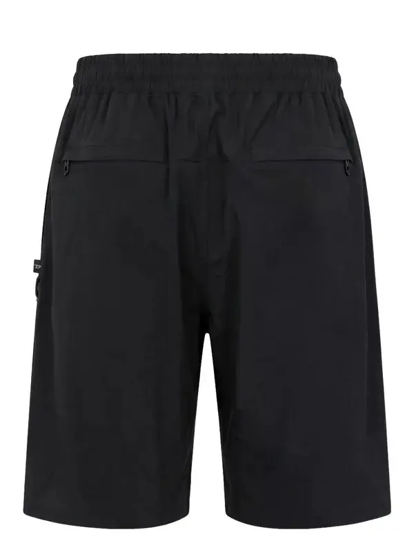 DIESEL® Logo Detail Track Shorts - Black