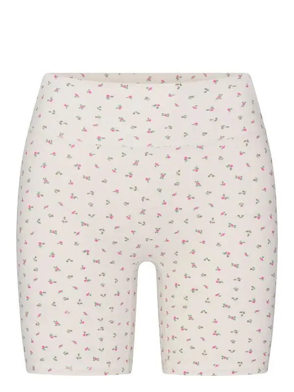 NIKESKIMS Skims Matte 3 Ditsy Floral Bike Shorts - White