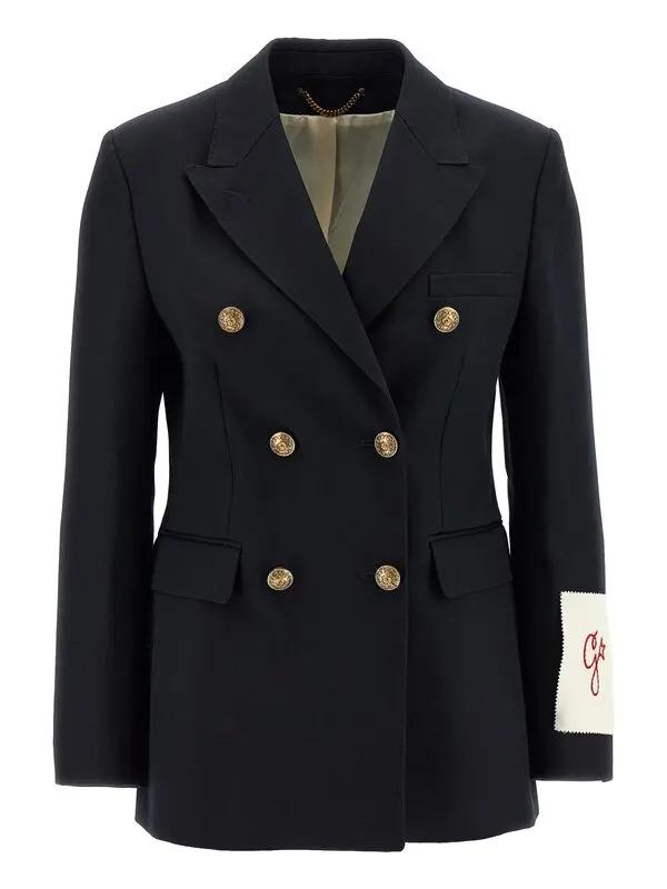 GOLDEN GOOSE Diva Double-breasted Blazer - Blue