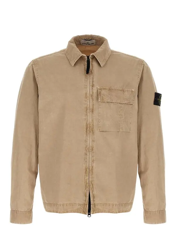 Stone Island 1200008 Overshirt - Cream