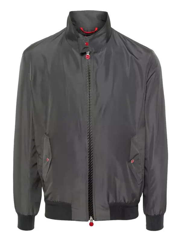 Kiton Zipped Lightweight Jacket - Grey