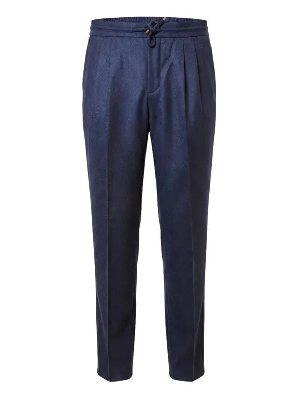 Brunello Cucinelli Wool Tailored Trousers - Multicolor