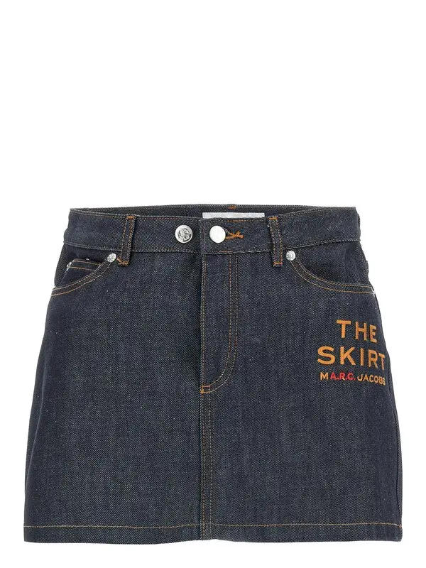 A.p.c. X Marc Jacobs Capsule 'the Skirt' Denim Mini Skirt - Blue