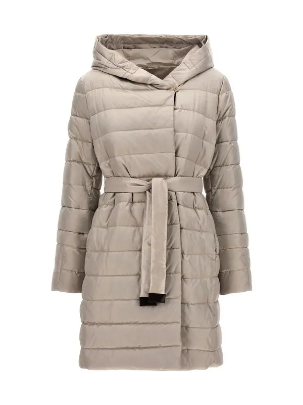 Max Mara Reversible Quilted Down Jacket - White