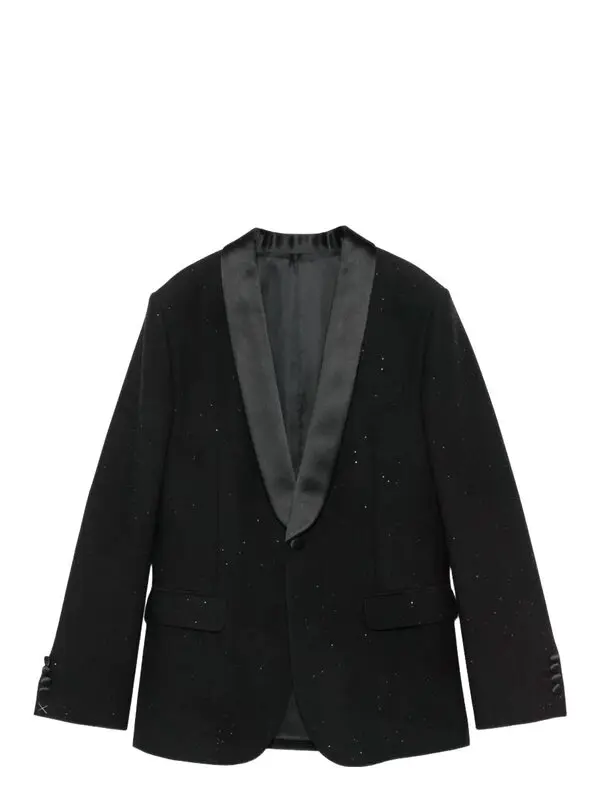 Santoni Sequin-embellished Blazer - Black
