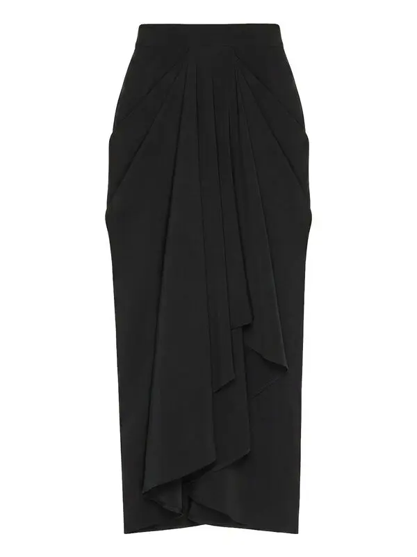 Givenchy Draped Midi Skirt - Multicolor
