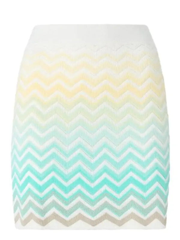 Missoni Zigzag Patterned Miniskirt - Multicolor