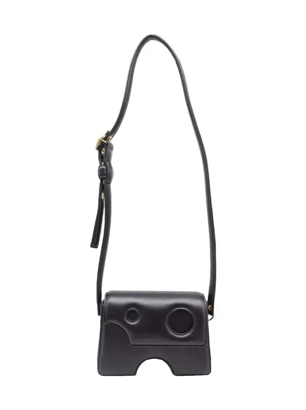 Off-White Burrow-22 Cutout Shoulder Bag - Black
