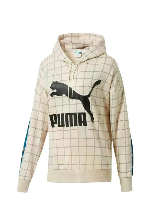 PUMA Revolt Check Hoodie - Neutrals