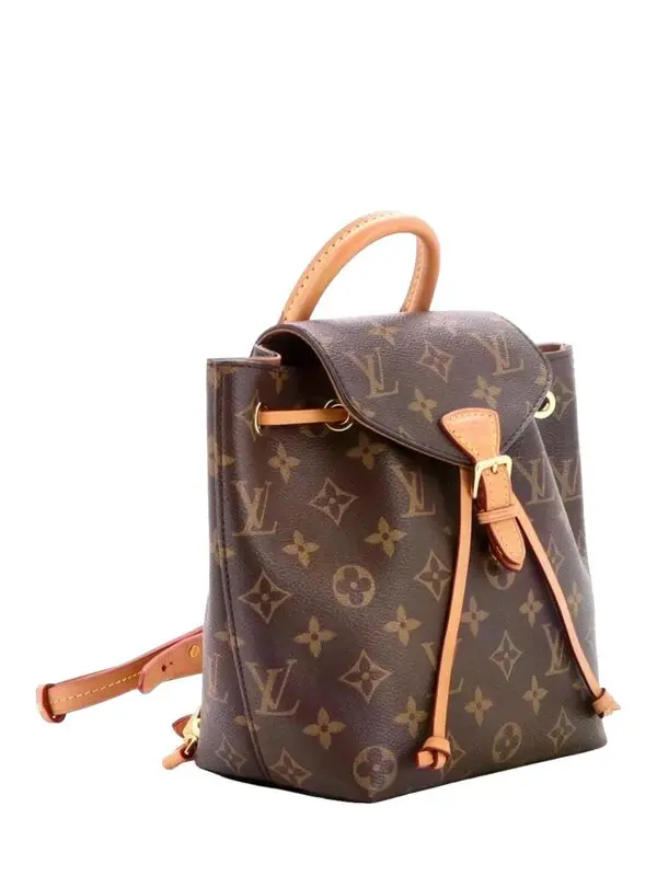 LOUIS VUITTON Montsouris Nm Monogram Canvas Bb Backpack - Brown