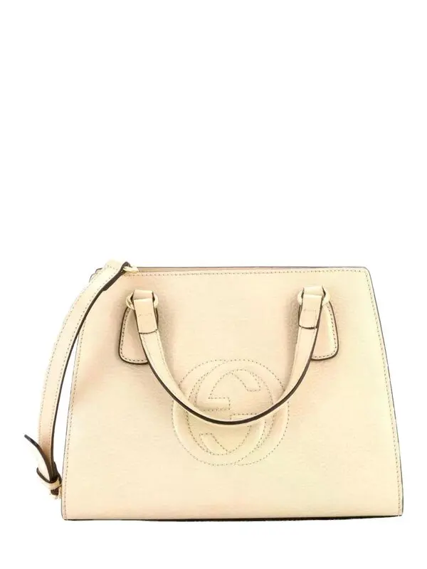 Gucci Soho Convertible Top Handle Satchel - Neutrals
