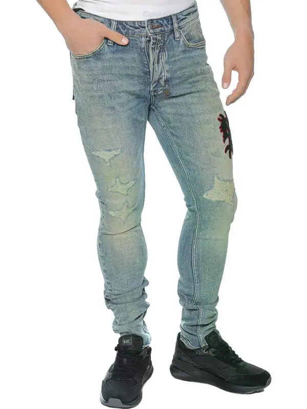 Ksubi Van Winkle Distressed Jeans - Blue