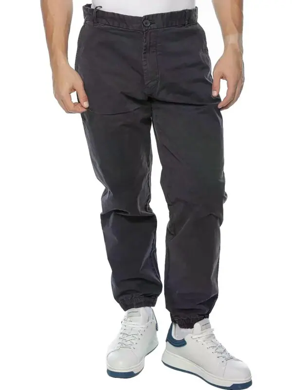 Armani Exchange Elasticated Cuff Trousers - Grey