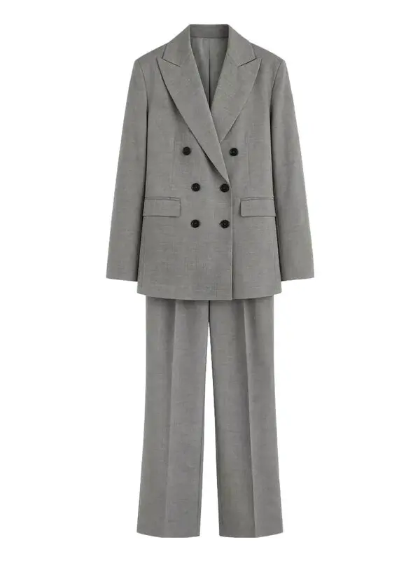 ROOM76 Oslo Double-breasted Suit - Grey