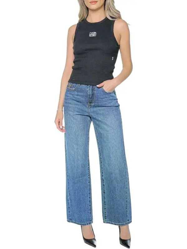 ONETEASPOON Baxters Wide-leg Jeans - Blue