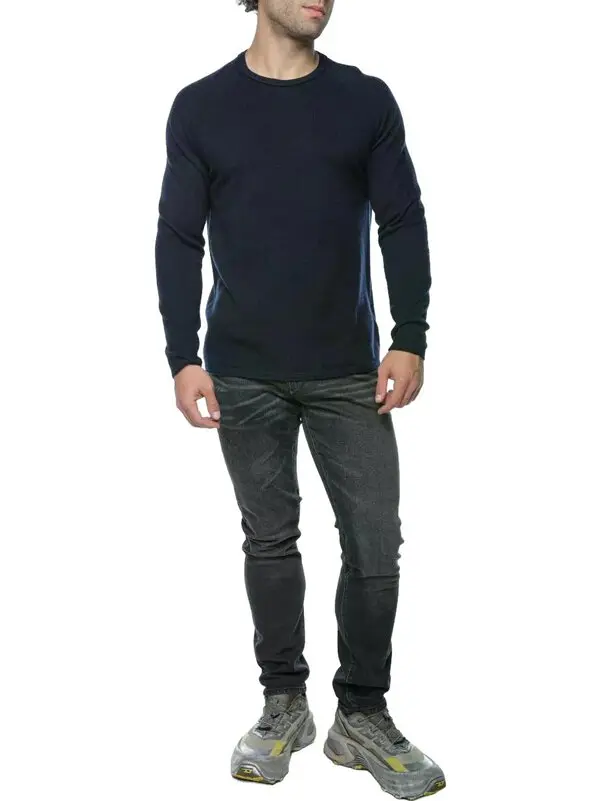 DRYKORN Raglan Sleeve Knitted Sweatshirt - Blue