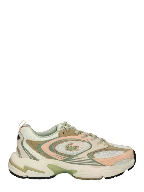 Lacoste Panelled Logo-patch Sneakers - Neutrals