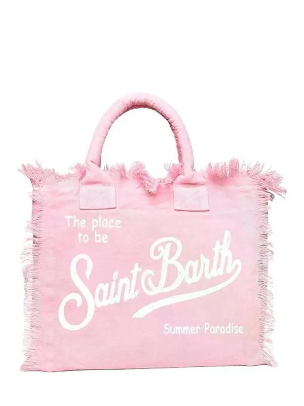 MC2 SAINT BARTH Logo Print Tote Bag - Pink