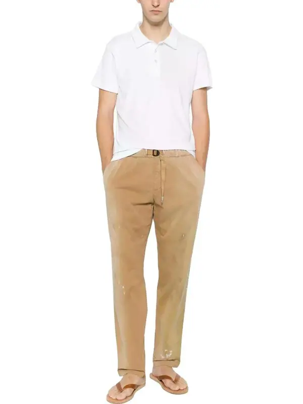 WHITE SAND Belted Trousers - Neutrals