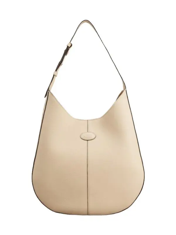 TOD'S Oboe Medium Shoulder Bag - Beige