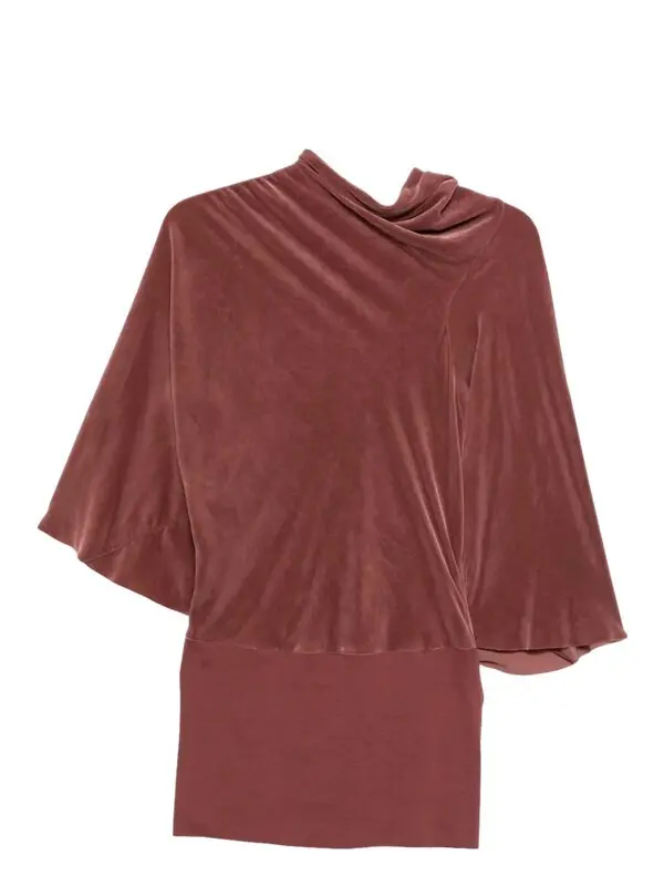Rick Owens Draped Bell-sleeve Blouse - Pink