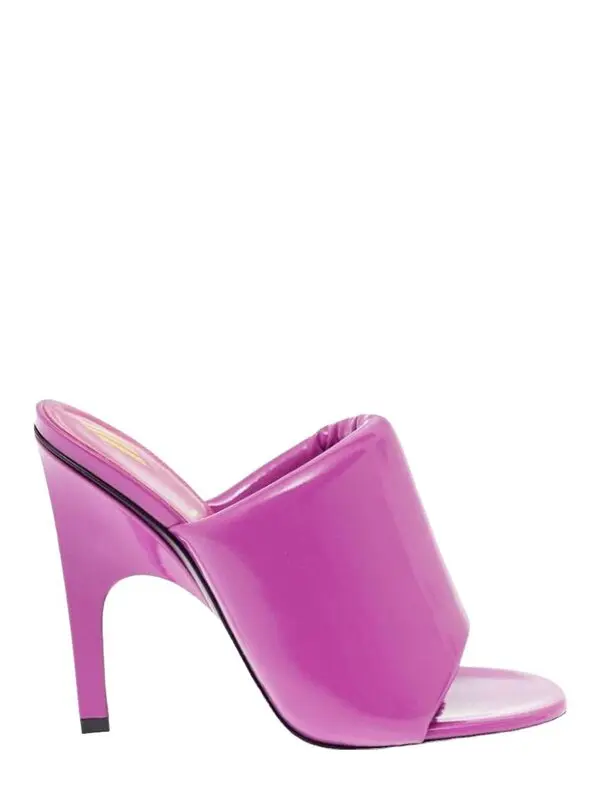 Attico Rem Heeled Open-toe Mules - Pink
