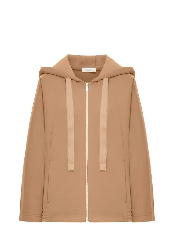 Max Mara Omelia Zipped Hoodie - Light Brown
