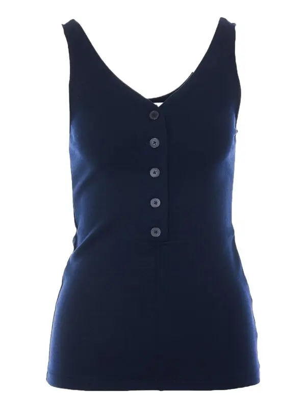 Auralee Sleeveless Vest - Black