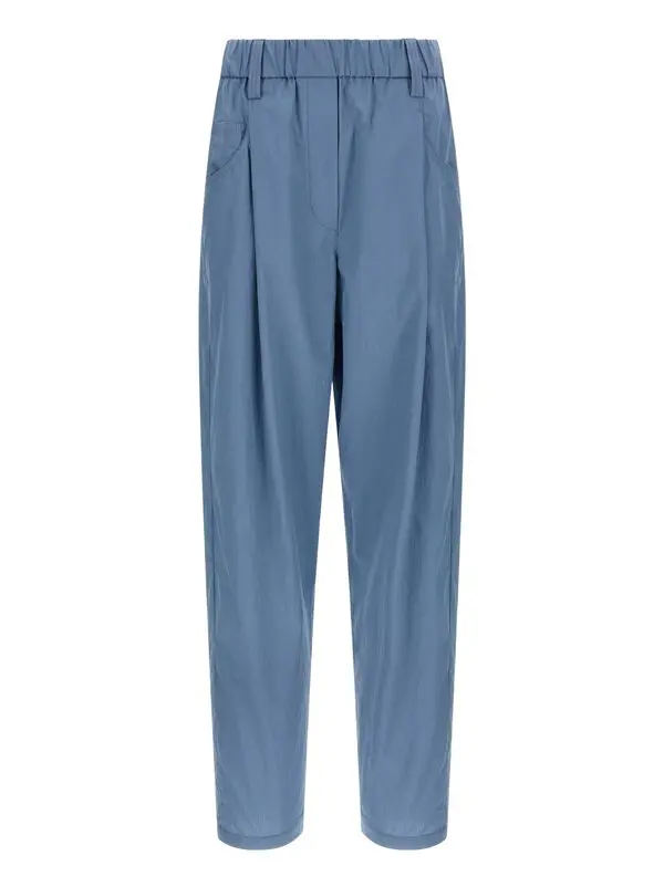 Brunello Cucinelli Monile Straight-leg Pants - Blue
