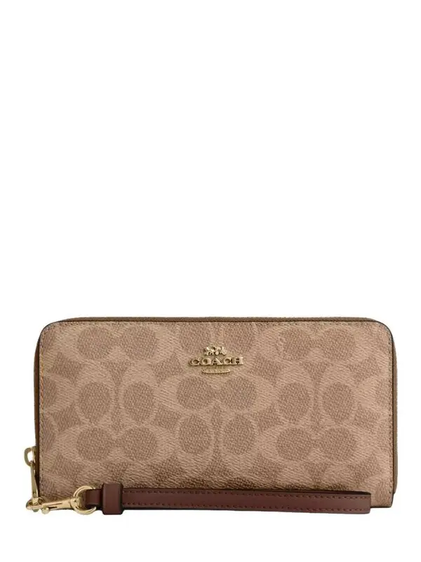 COACH Zipper Wallet - Tan