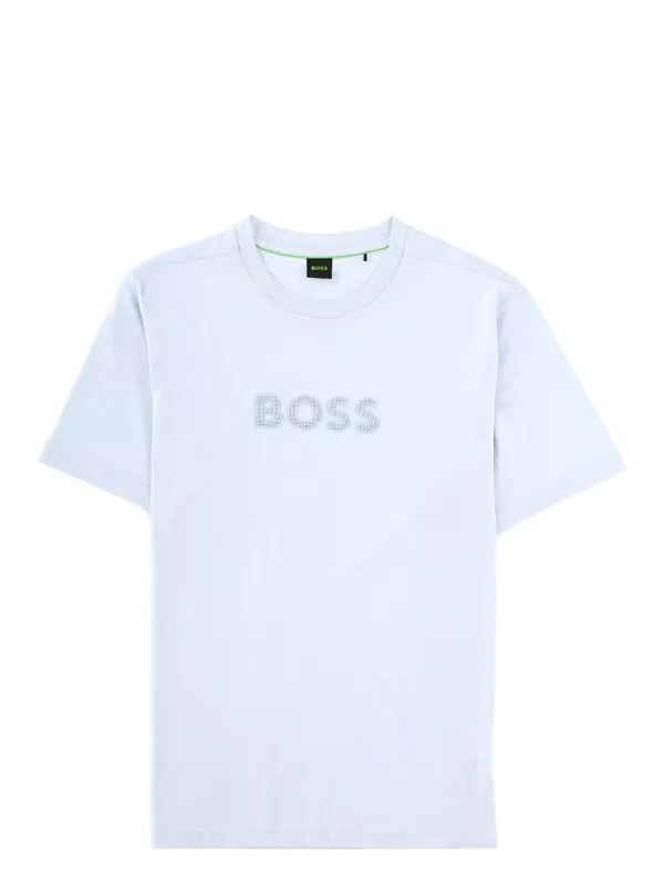 BOSS T-shirt "terrace" Con Logo - Baby Blue