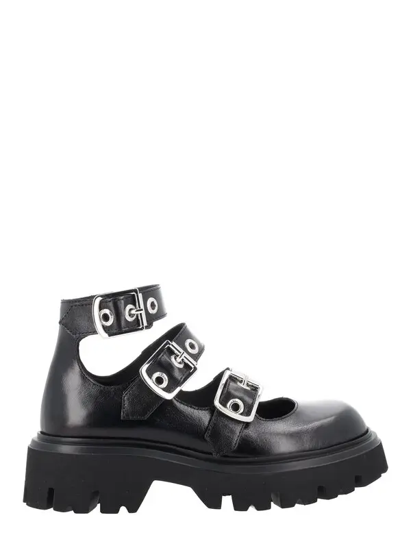 VIVIENNE WESTWOOD Bacchus Buckled Ankle Boots - Black