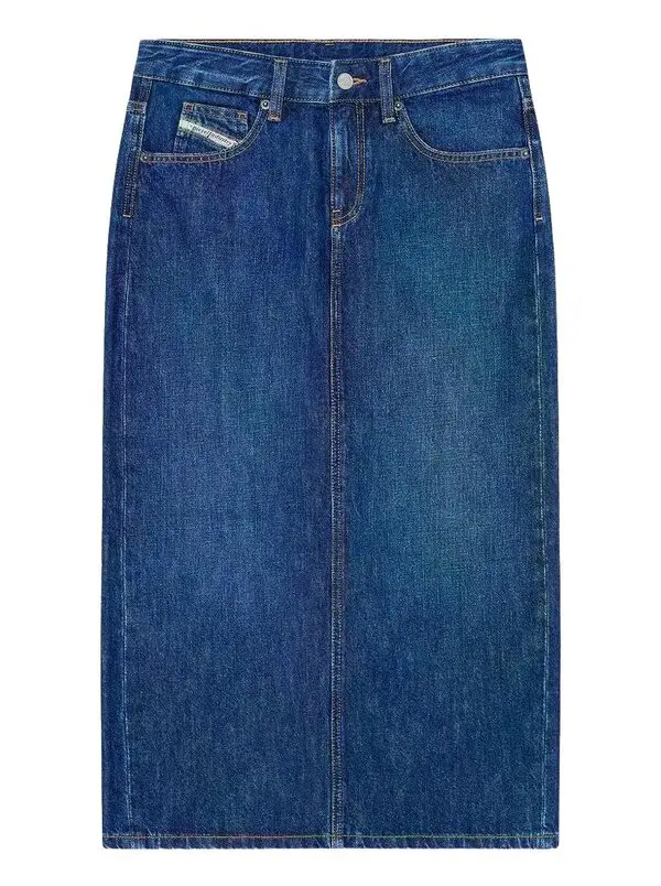 DIESEL® De-skye-d Five-pocket Skirt - Blue