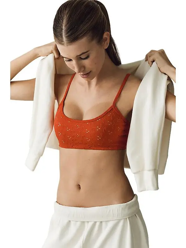Strut This Cher Sports Bra - Red