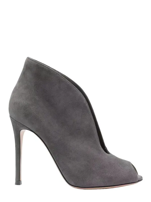 GIANVITO ROSSI Vamp Peep-toe Sandals - Grey